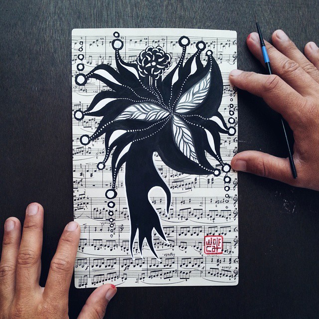 alien flower – wolfCat workshop