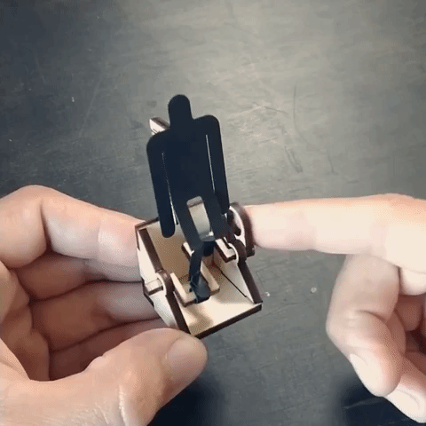 walking man automata – wolfCat workshop