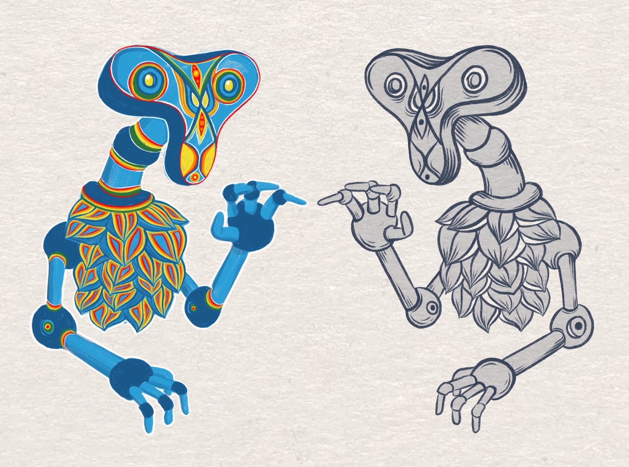 A colorful zine – wolfCat workshop
